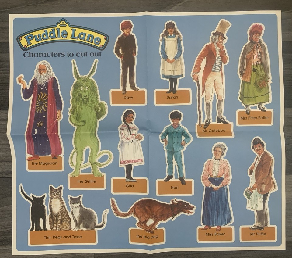 Ladybird Puddle Lane Wall Frieze Poster Set - Sheila McCullagh 1985 ...