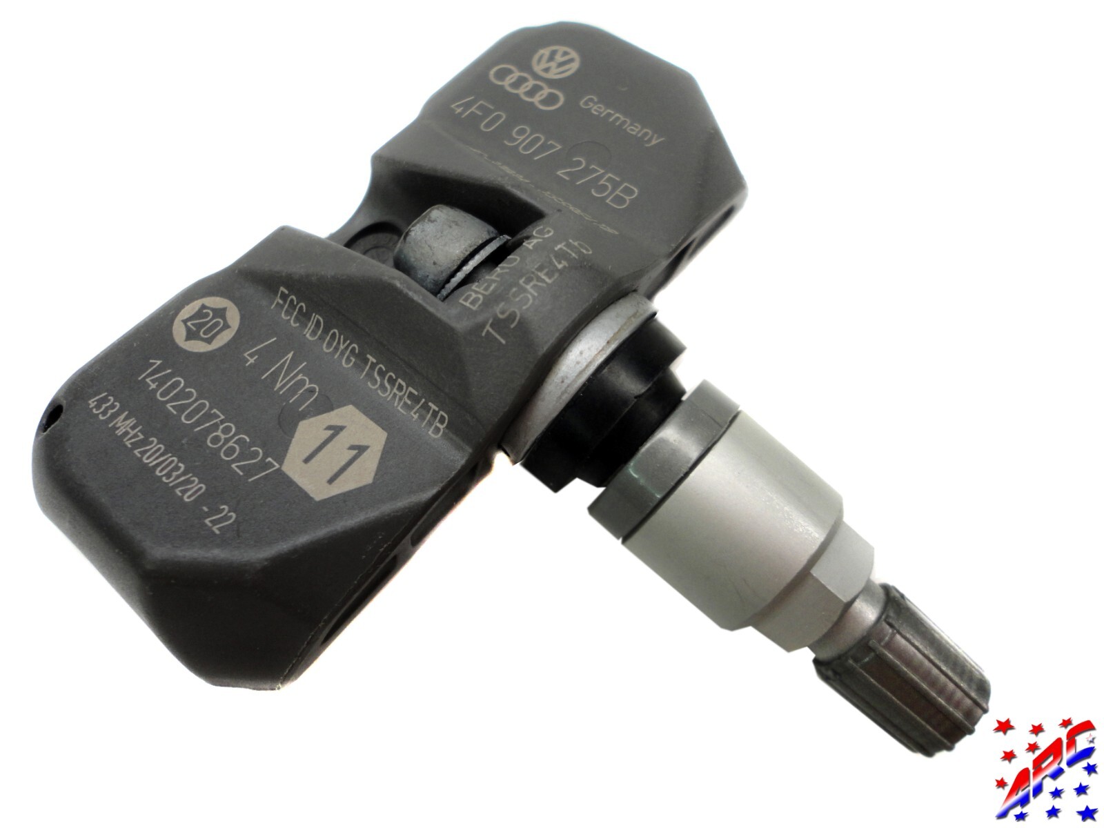 Complete Genuine OEM Audi Volkswagen TPMS Tire Pressure Sensor ...