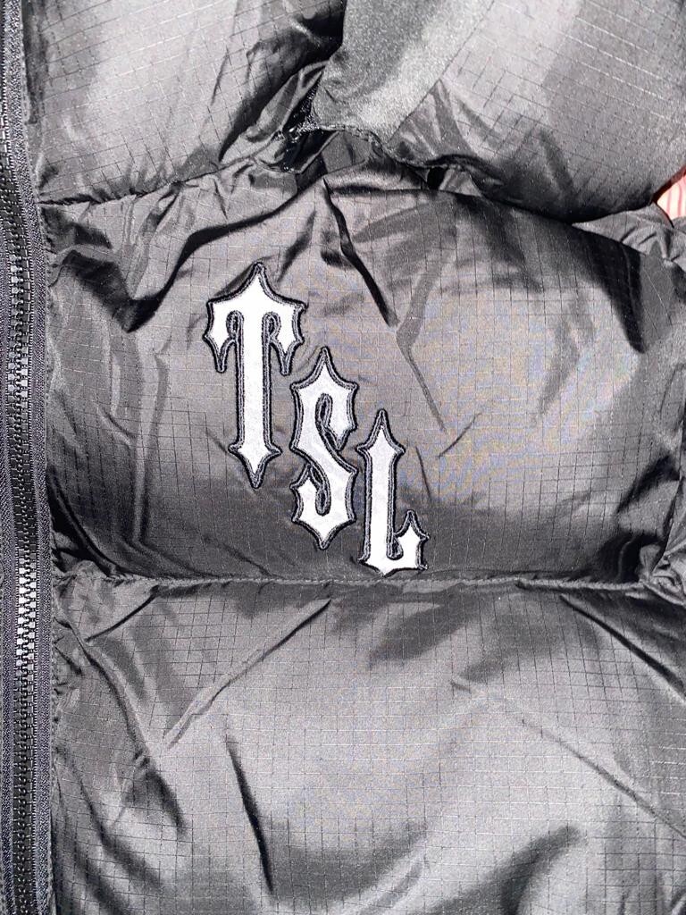 Trapstar Shooters Blackout/Reflective Puffer Black 2XL | eBay UK