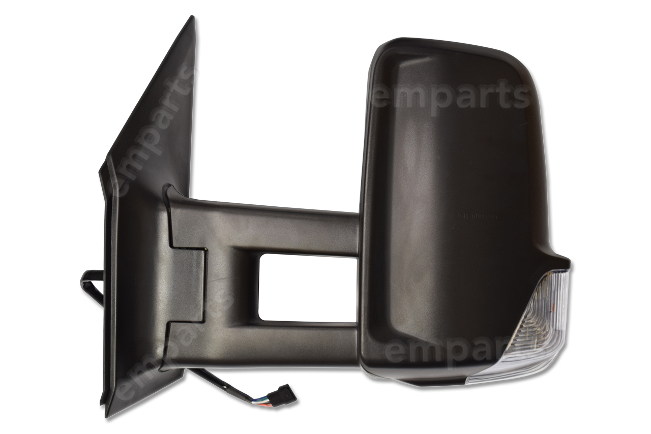 For Mercedes Sprinter Door Wing Mirror Manual Black Long Arm N/S 2006 ...