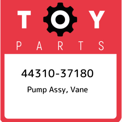 44310-37180 Toyota Pump assy, vane 4431037180, New Genuine OEM Part | eBay