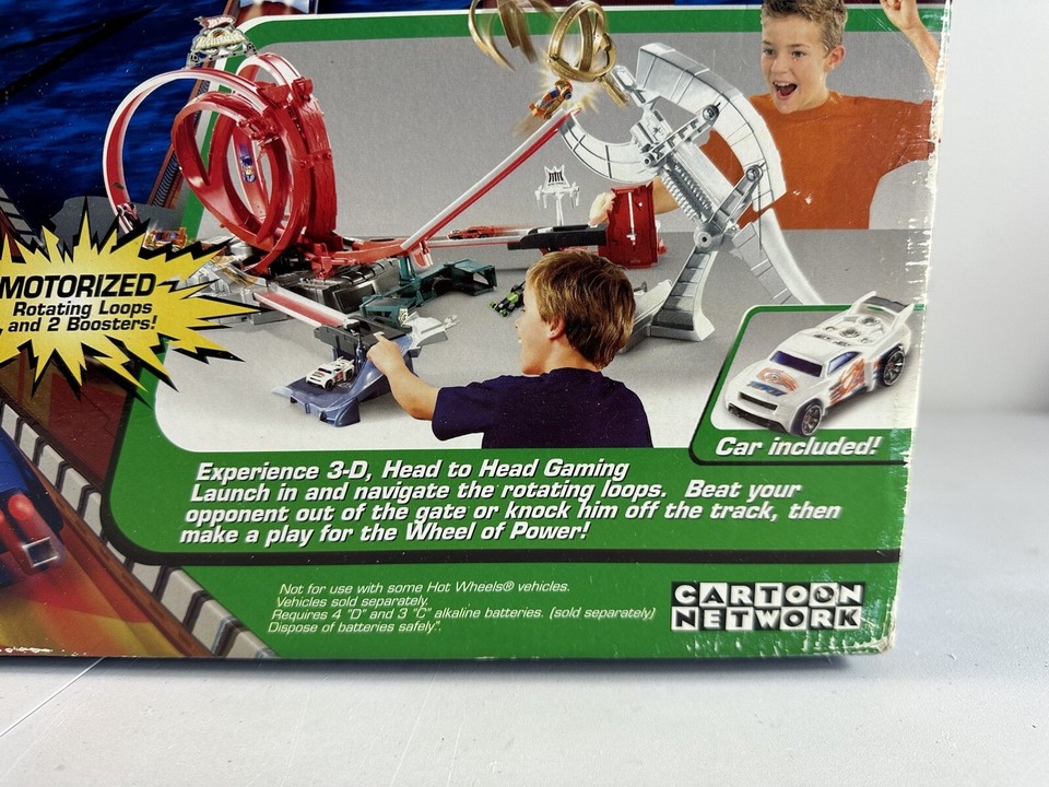 New NIB 2005 Hot Wheels Acceleracers AcceleDrome Track Set Cartoon ...