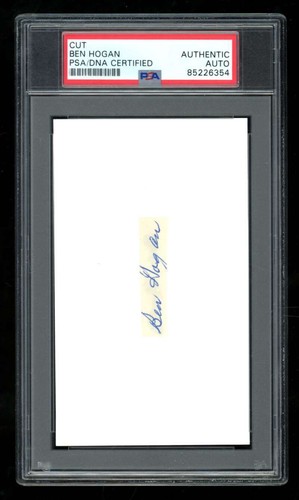 Ben Hogan Cut Autograph PSA/DNA Authentic PGA Golf Signed Auto ZZ2665 ...