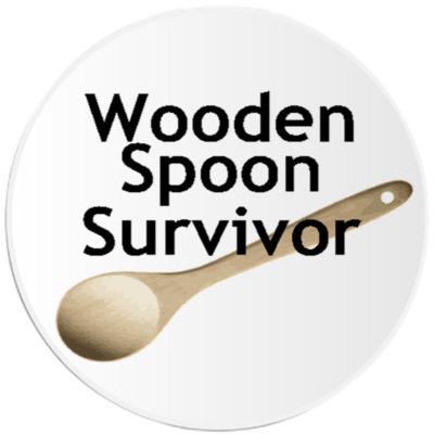 Wooden Spoon Survivor - 100 Pack Circle Stickers 3 Inch - Funny Joke ...