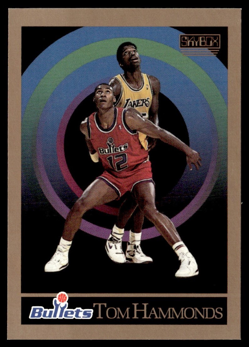 1990-91 SkyBox Tom Hammonds Rookie Washington Bullets #289 | eBay