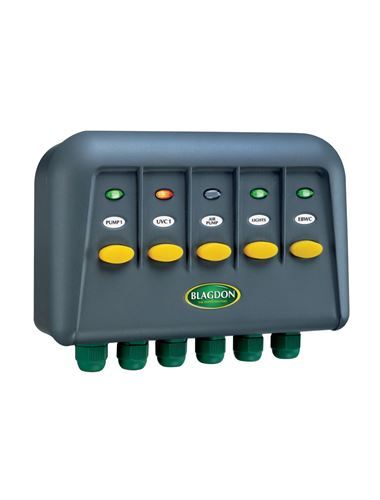 Blagdon Powersafe Weatherproof Electric Switch Box Garden Fish Pond 2 3 ...