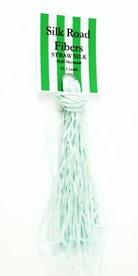 STRAW SILK #0143 Mermaid 11.1 Yard Skein for Needlepoint by Silk Road ...