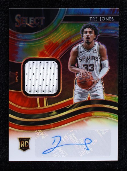 2020-21 Panini Select - Rookie Jersey Autographs Tie-Dye Prizm #RJA-TRE ...