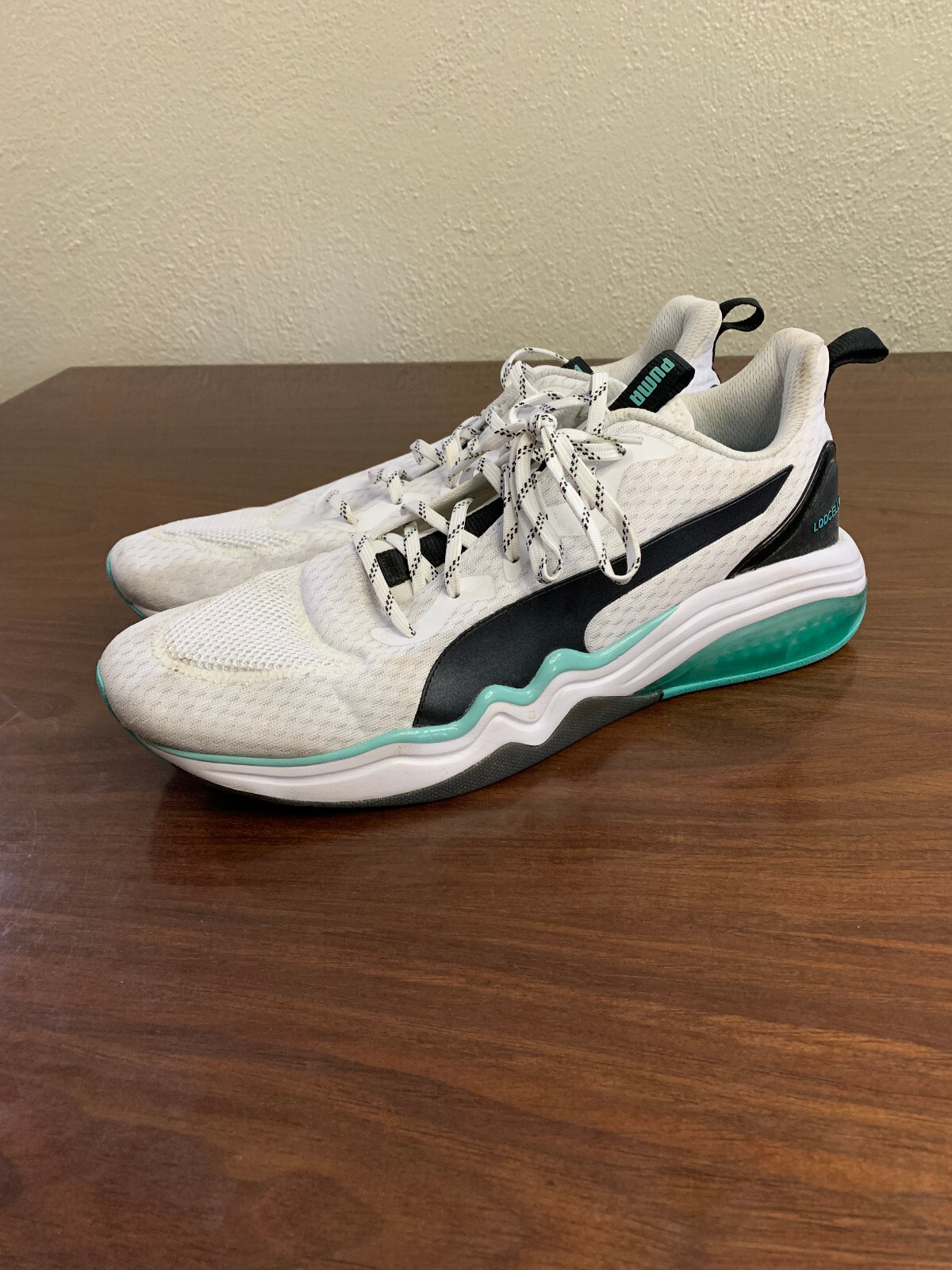 Puma Liquid Cell Basketball Shoes Low Top White/Black/Mint Size 12 | eBay