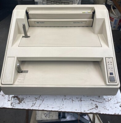 GBC VELOBIND SYSTEM 3 Pro - Commercial Velo binder Binding Machine | eBay