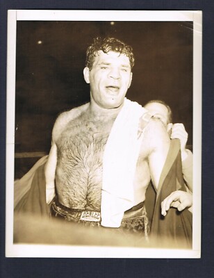 RARE "THE WHITE HEAVYWEIGHT CHAMPION" Jewish ABE SIMON 1942 boxing ...