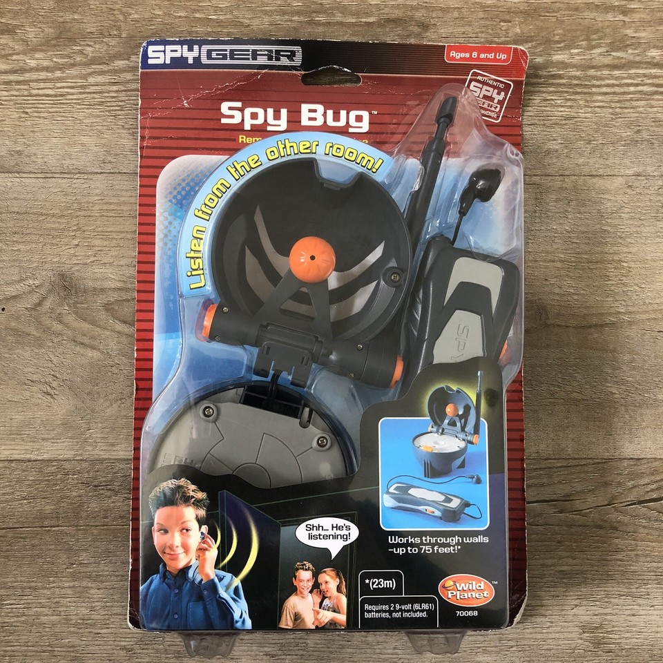 Wild Planet Spy Gear Spy Bug Remote Listening Device 70068 NIP 2003 NEW ...