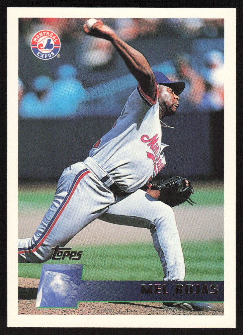 1996 Topps Mel Rojas #186 Montreal Expos | eBay