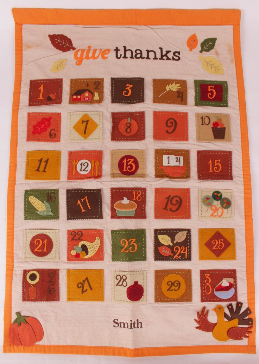 Thanksgiving Calendar Kids
