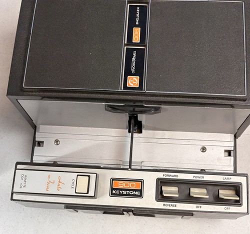 Vintage Keystone K-900 Slide Projector w/ Tray, Manual, Box - Tested ...