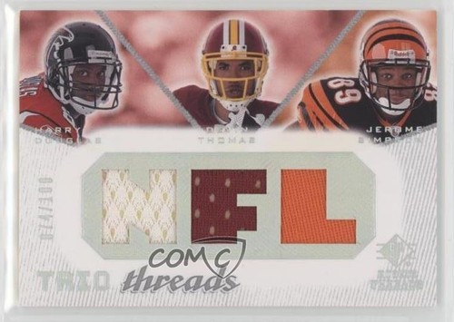 2008 SP Rookie Threads Trio NFL Harry Douglas Devin Thomas Jerome ...
