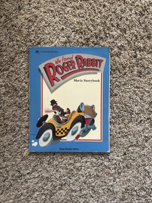 Collectable 1988 Walt Disney WHO FRAMED ROGER RABBIT Movie Storybook ...