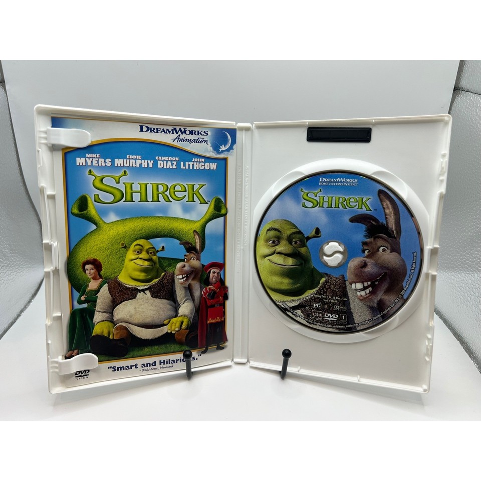 DreamWorks Shrek The Movie DVD Animated Film Rated PG | eBay