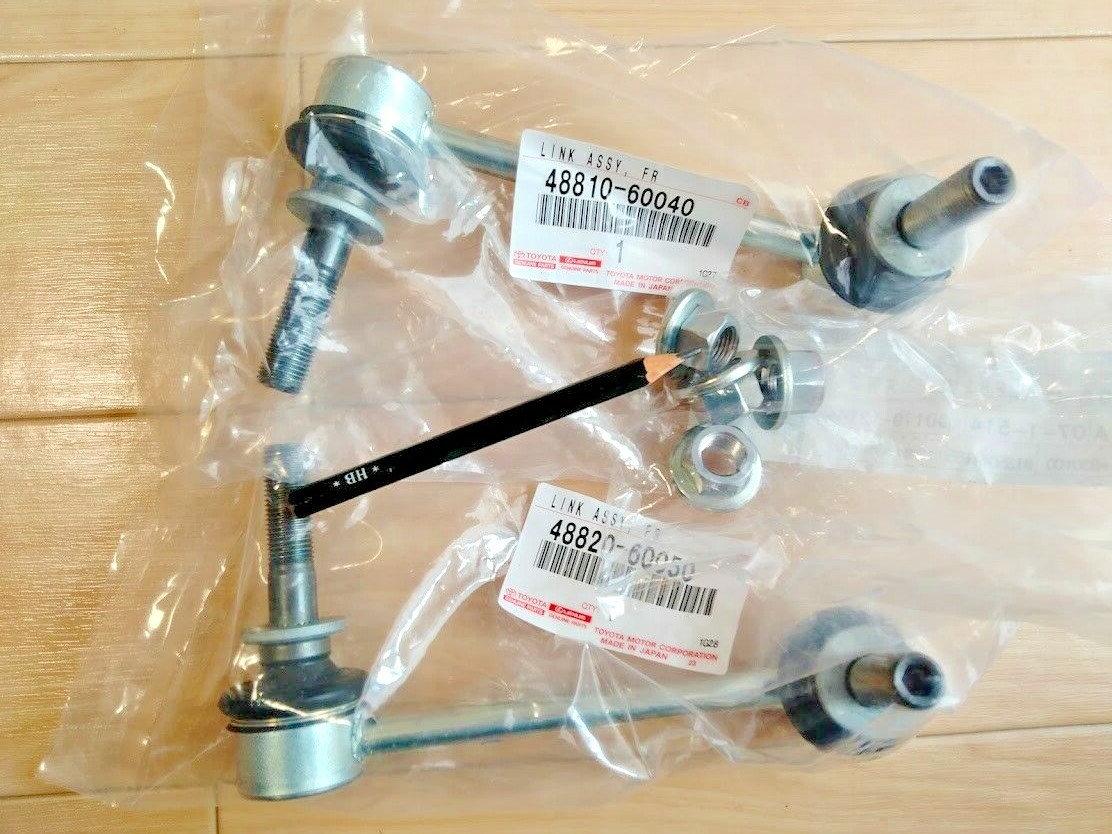Toyota Lexus Genuine 48810-60040 48820-60050 Front Stabilizer Sway Bar ...