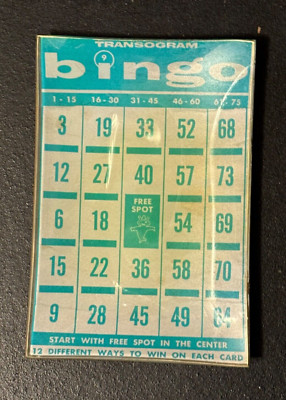 Retro Glass "Bingo" Dish | eBay