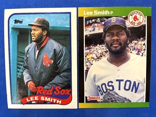 MLB - Lee Smith 1989 Topps & 1989 Donruss Baseball - Red Sox | eBay