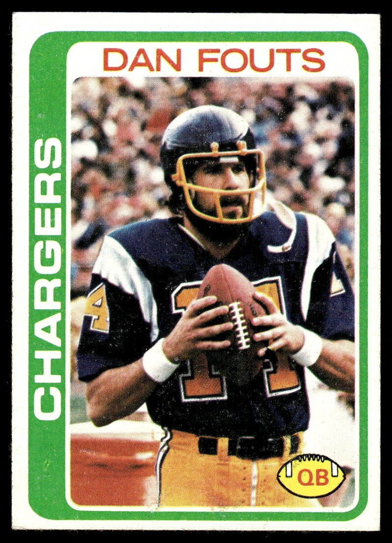1978 Topps Football Card Dan Fouts San Diego Chargers #499 EX-MT | eBay