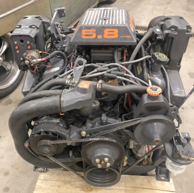 OMC 5.8L 351 engine complete LOW HOUR, with accessories 1992 | eBay