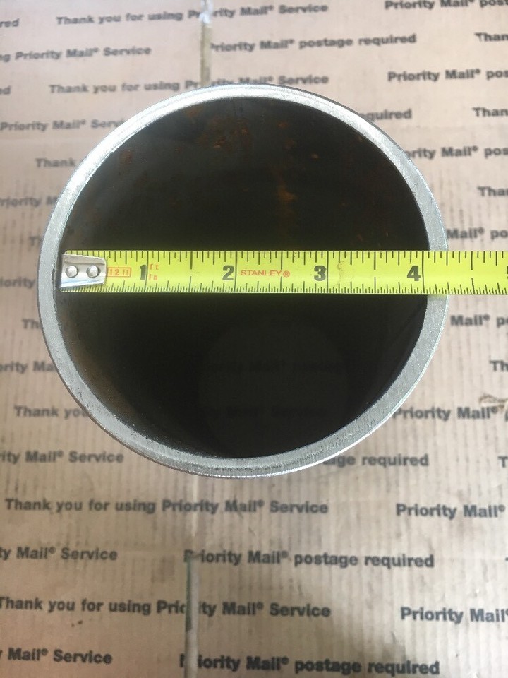 2 Pieces 4” Inch Steel Pipe 5” Inches Long Welding Steel Collars Sch 40 ...