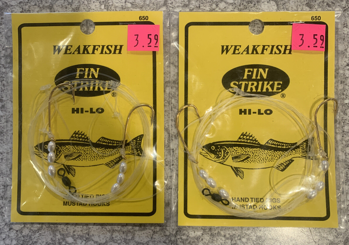 2 Packs Fin Strike Weakfish Hi Lo Rig | eBay