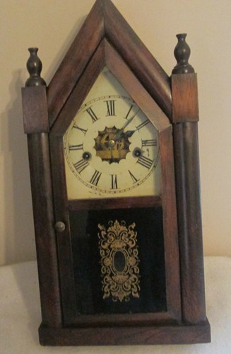 ANTIQUE SETH THOMAS STEEPLE CLOCK | eBay
