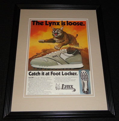 1985 Lynx Foot Locker 11x14 Framed ORIGINAL Vintage Advertisement | eBay