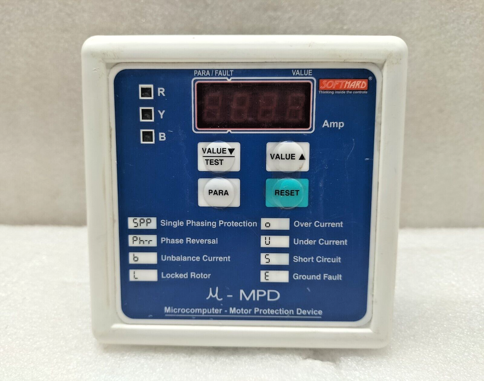 SOFTHARD DXA MICROCOMPUTER MOTOR PROTECTION DEVICE µ-MPD | eBay