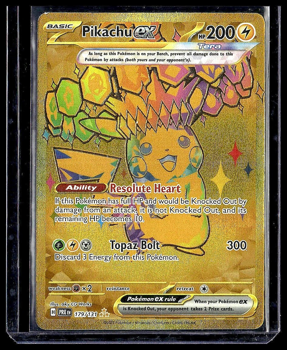 Pikachu ex 179 Current Market Value | Prismatic Evolutions