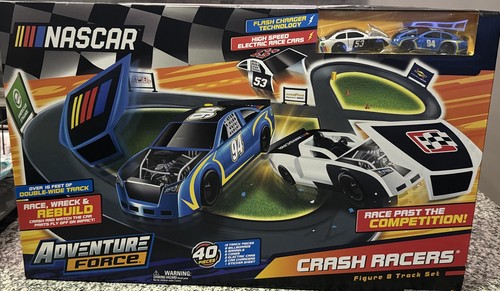 Adventure Force Crash Racers Figure 8 Track Set Motorized Vehicle ...