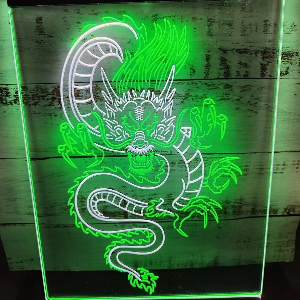 Dragon LED Neon Light Sign Home Bar Restaurant Display Lamp Wall Art ...