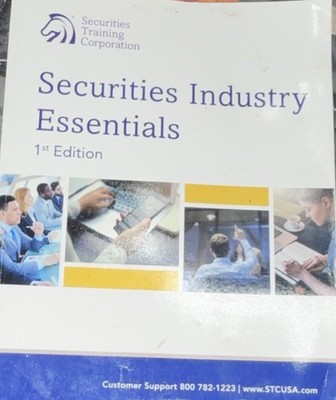 Securities Training Corp Securities Industry Essentials 1st Edition ...