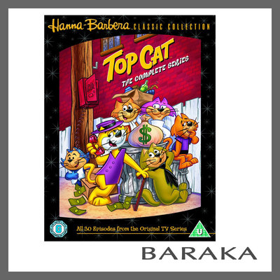Top Cat Complete Series Volume 1 - 5 DVD Box Set Hanna Barbera ...