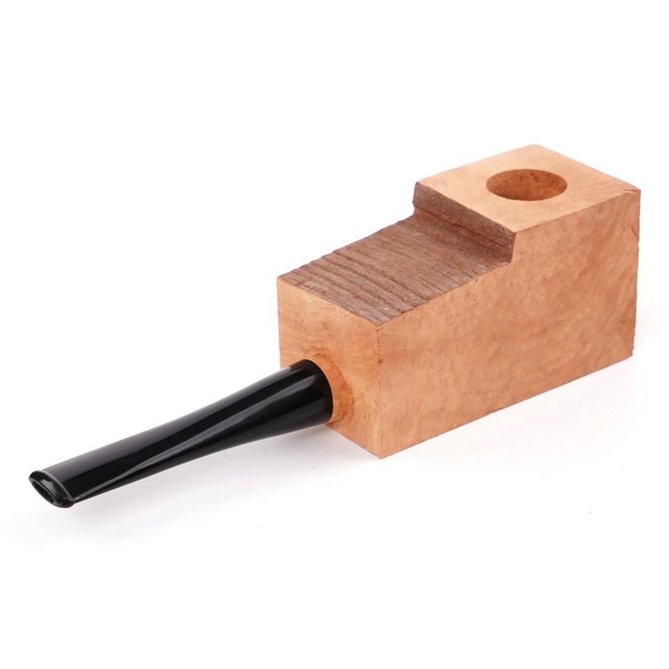 MUXIANG Briar Wood Pipe Uncarved Block Smoking Pipe Making Tools DIY ...