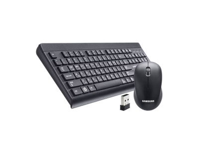 SAMSUNG SRP-9400B Wireless Keyboard Mouse Set Superior Optical Korean ...