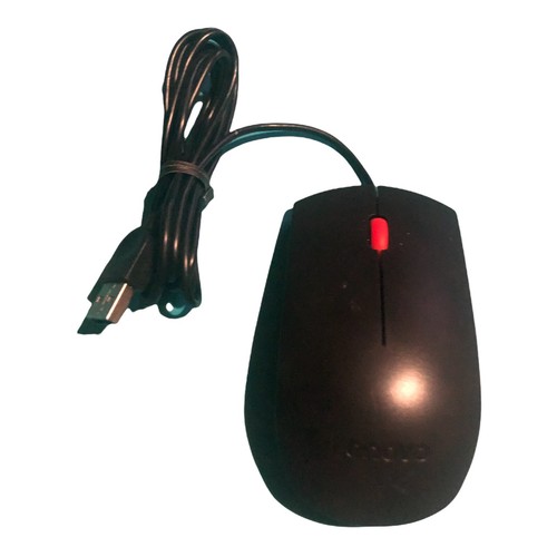 New Original Lenovo 00PH133 Black USB Mouse SM-8823 Authentic Optical ...