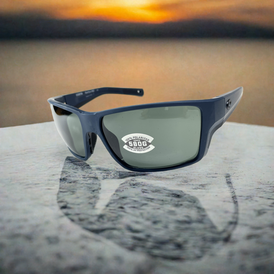 Costa Del Mar Reefton Pro Midnight Blue frame Gray 580 polarized glass ...