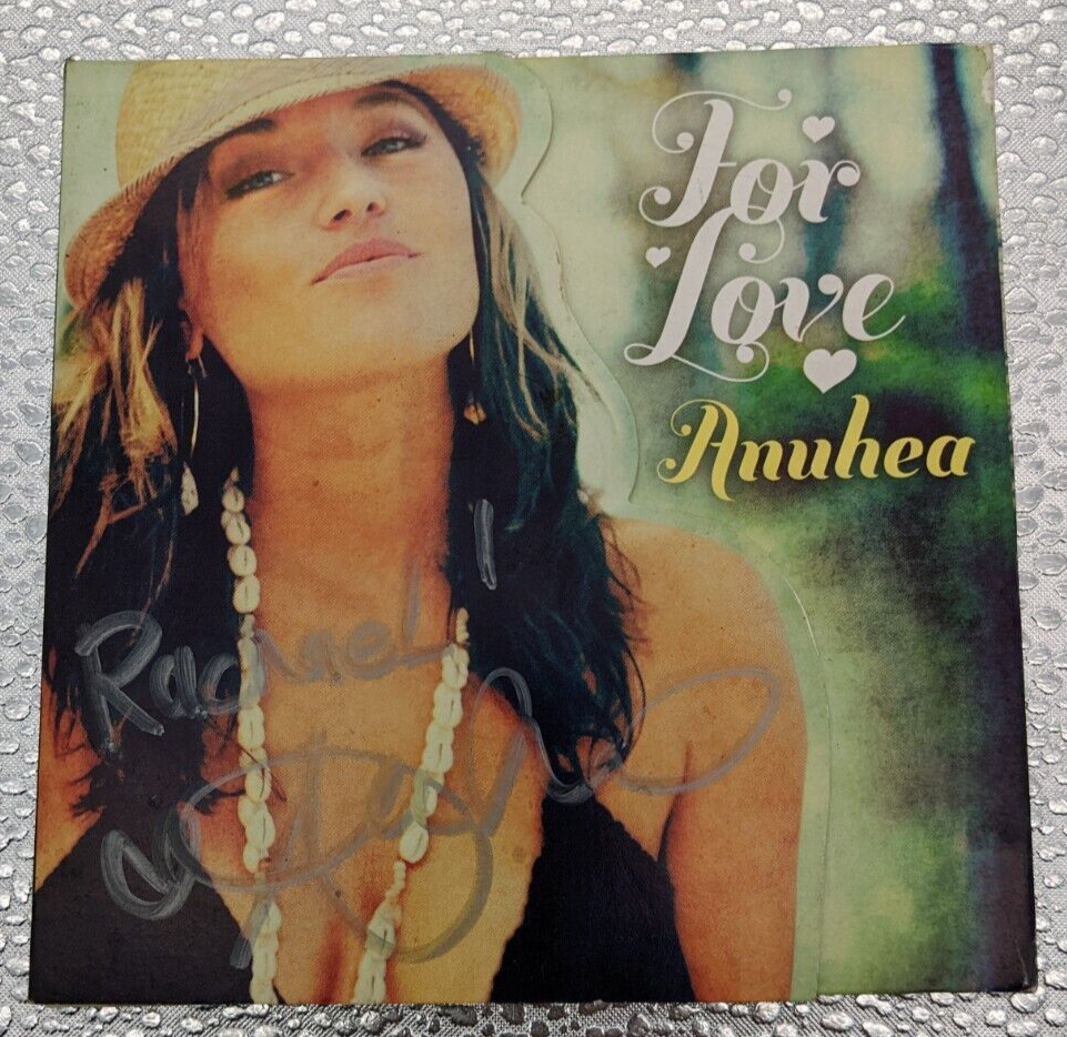 Anuhea : For Love Alternative Rock Maui Hawaii Artist Signed for Rachael 826217111922| eBay