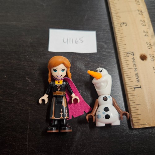 Lego Friends Minifigure Lot Disney Frozen OLAF & ANNA Canoe Expedition ...