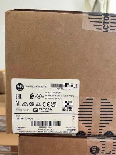 2713P-T7WD1 /A PanelView 5310 7" Wide Graphic Terminal DC Color ...