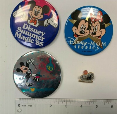 Disney Buttons 19659 &13878 + Pin 1046 – Summer Magic 85, MGM & 20th ...