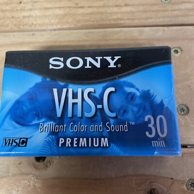 SONY VHS-C Video Tapes 30/90 Minute Premium Grade New Sealed | eBay