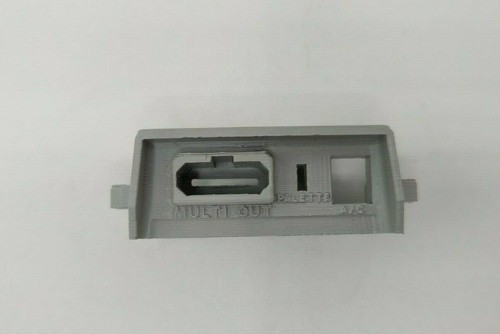 NES 101 3D Printed Back Nintendo Multi out *A/V out* NES top loader ...