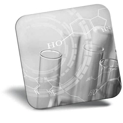 Awesome Fridge Magnet bw - Science Laboratory Test Tubes Biology Uni ...