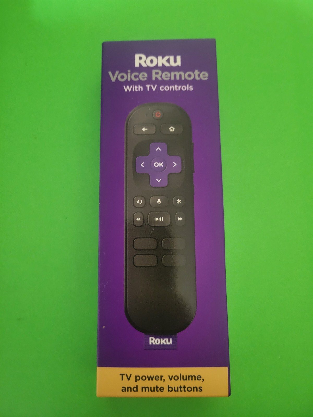 NEW - Roku Voice Remote w/ TV Controls | RCA1RW | Voice Control ...