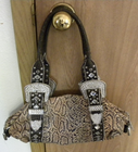 CHARM & LUCK SNAKE PRINT HANDBAG | eBay
